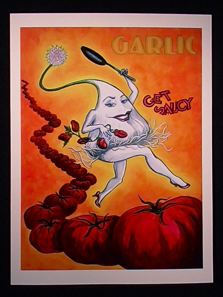 Art Print/Poster "Garlic - Get Saucy" – Hayward Perez Designs